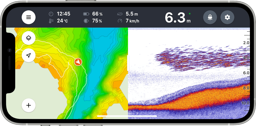 Deeper Smart Sonar CHIRP+ 2 – Deepersonar
