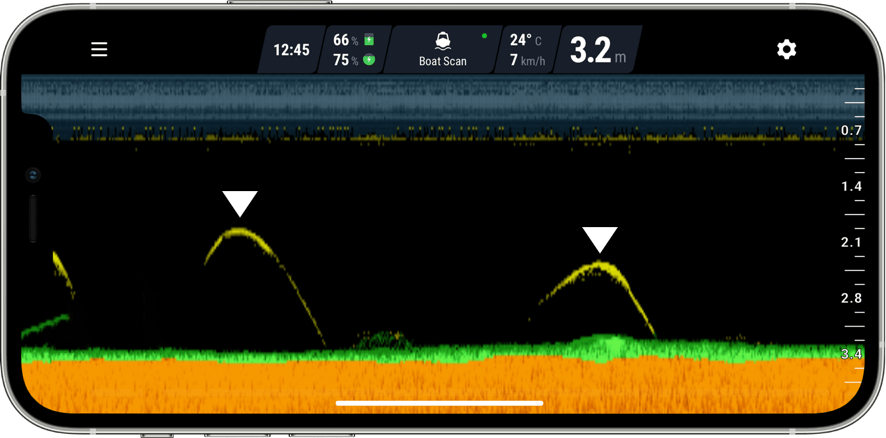Understanding How to Read Deeper PRO/PRO+ 2 Fishfinder Display ...