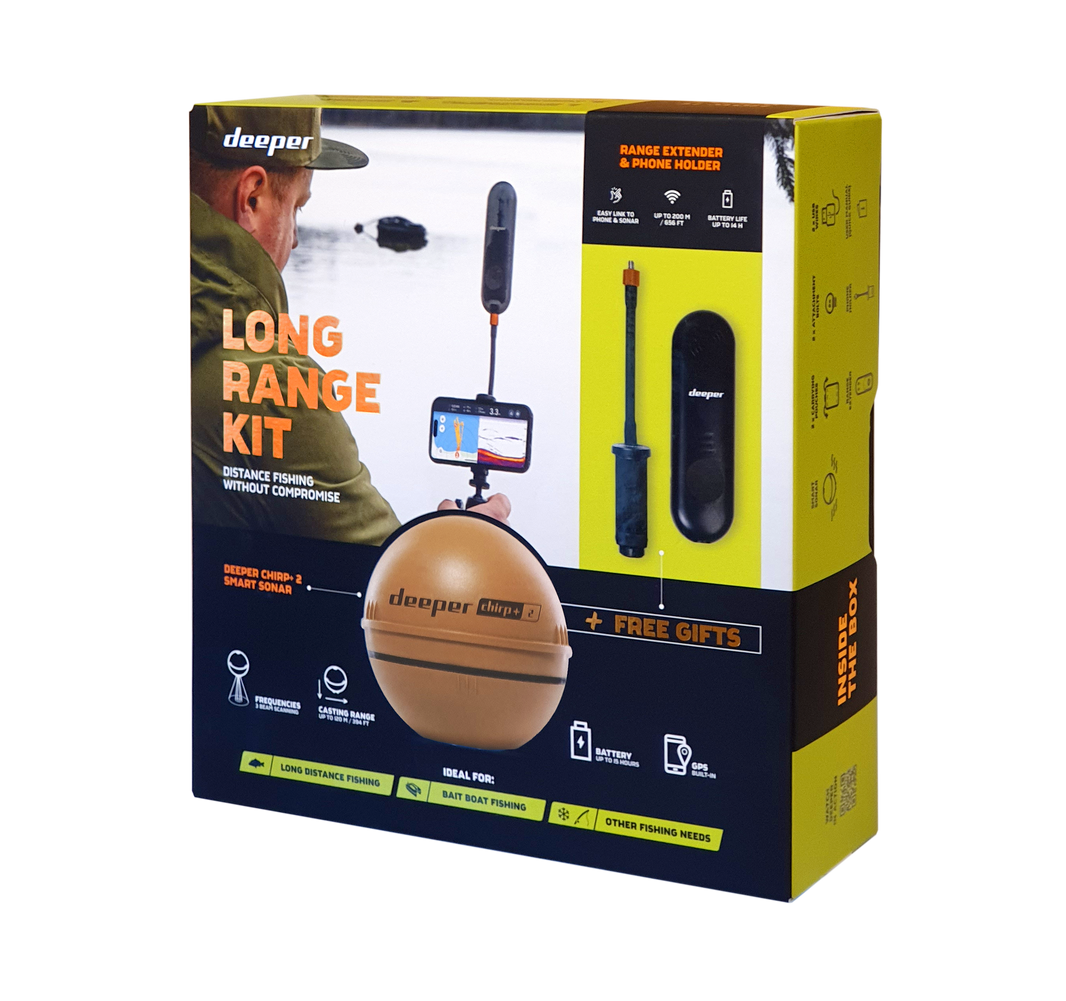 Deepersonar - wireless, castable, portable fish finders