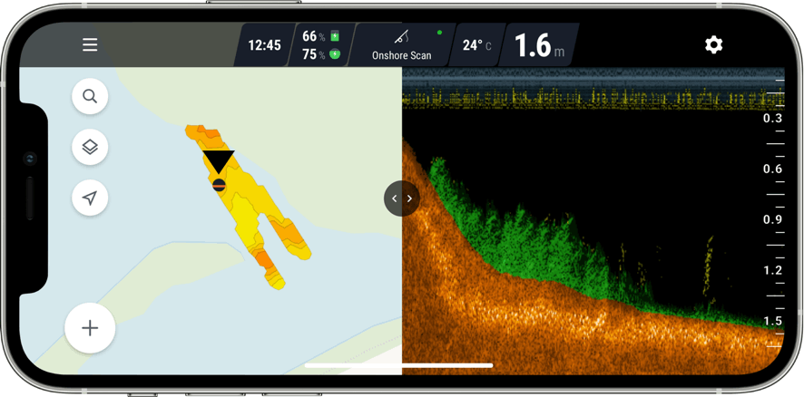 Shore Fishing with Deeper Smart Sonar – Deepersonar