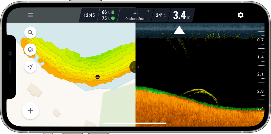 Shore Fishing with Deeper Smart Sonar – Deepersonar