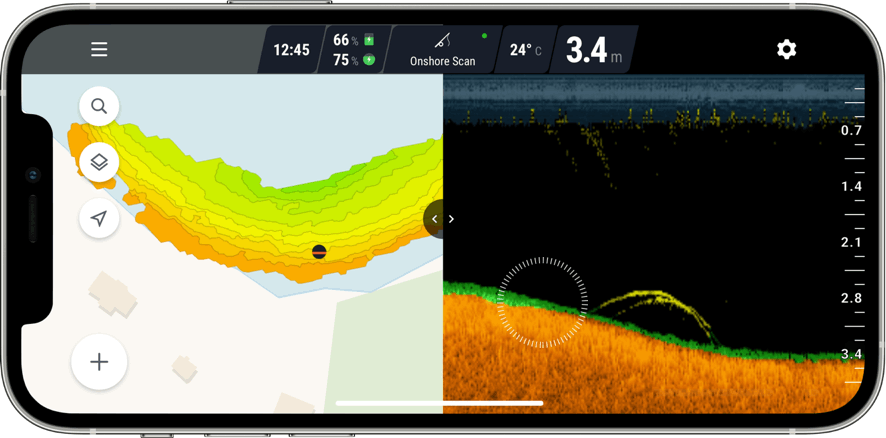 Shore Fishing with Deeper Smart Sonar – Deepersonar